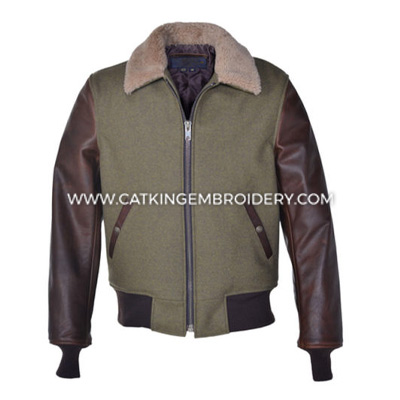 Wool Leather Jacket – Cat King
